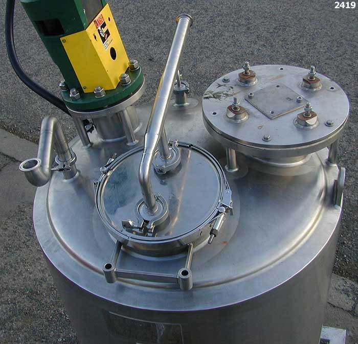 Novatech :: LEE 500 litre jacketed mixing vessel - Stock Ref 2419 | Mixing Vessels